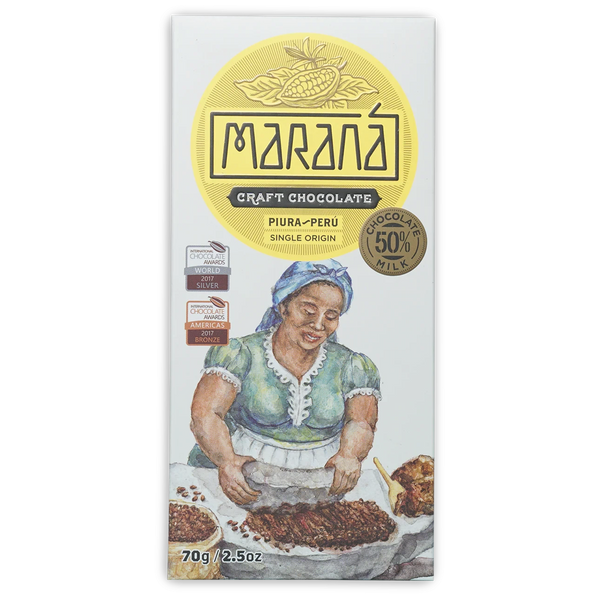 Marana Piura Milk 50% Chocolate | Arrowine & Cheese