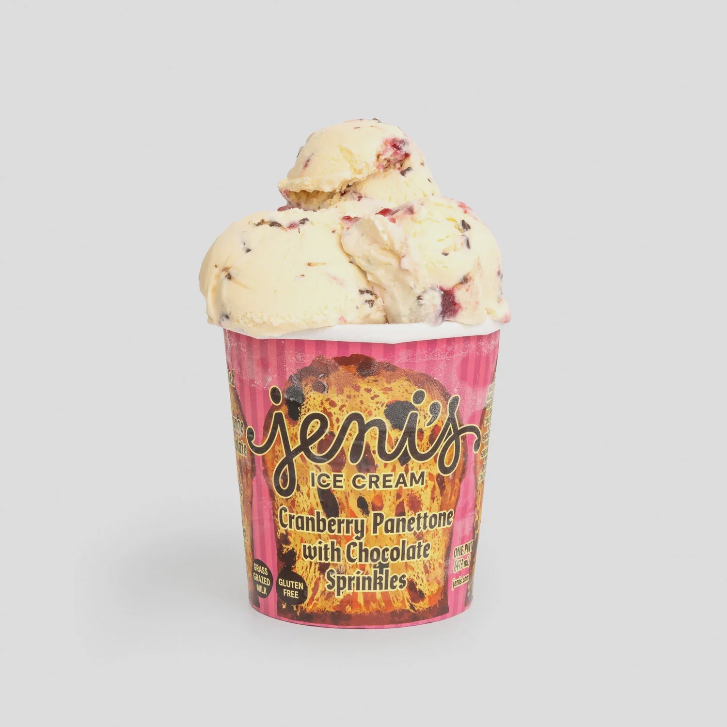 Cranberry Panettone w/ Chocolate Sprinkles - Jeni's Splendid Ice Cream ...